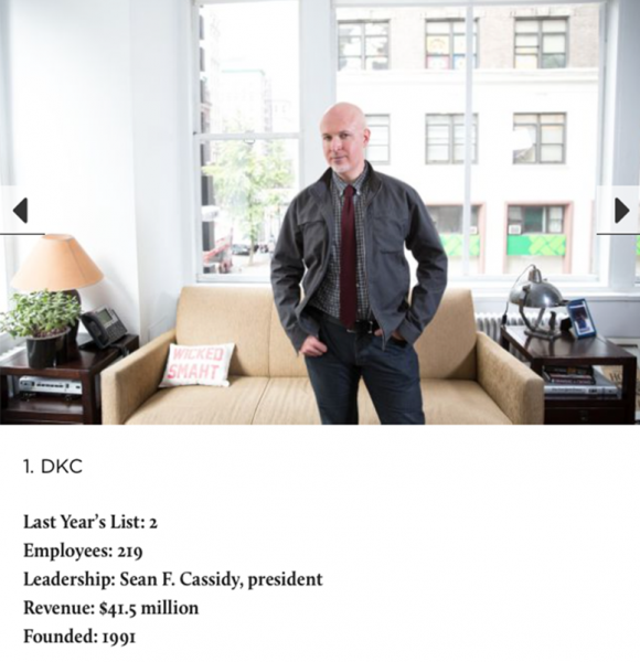 DKC Ranks #1 on Observer's PR Power 50 List - DKC